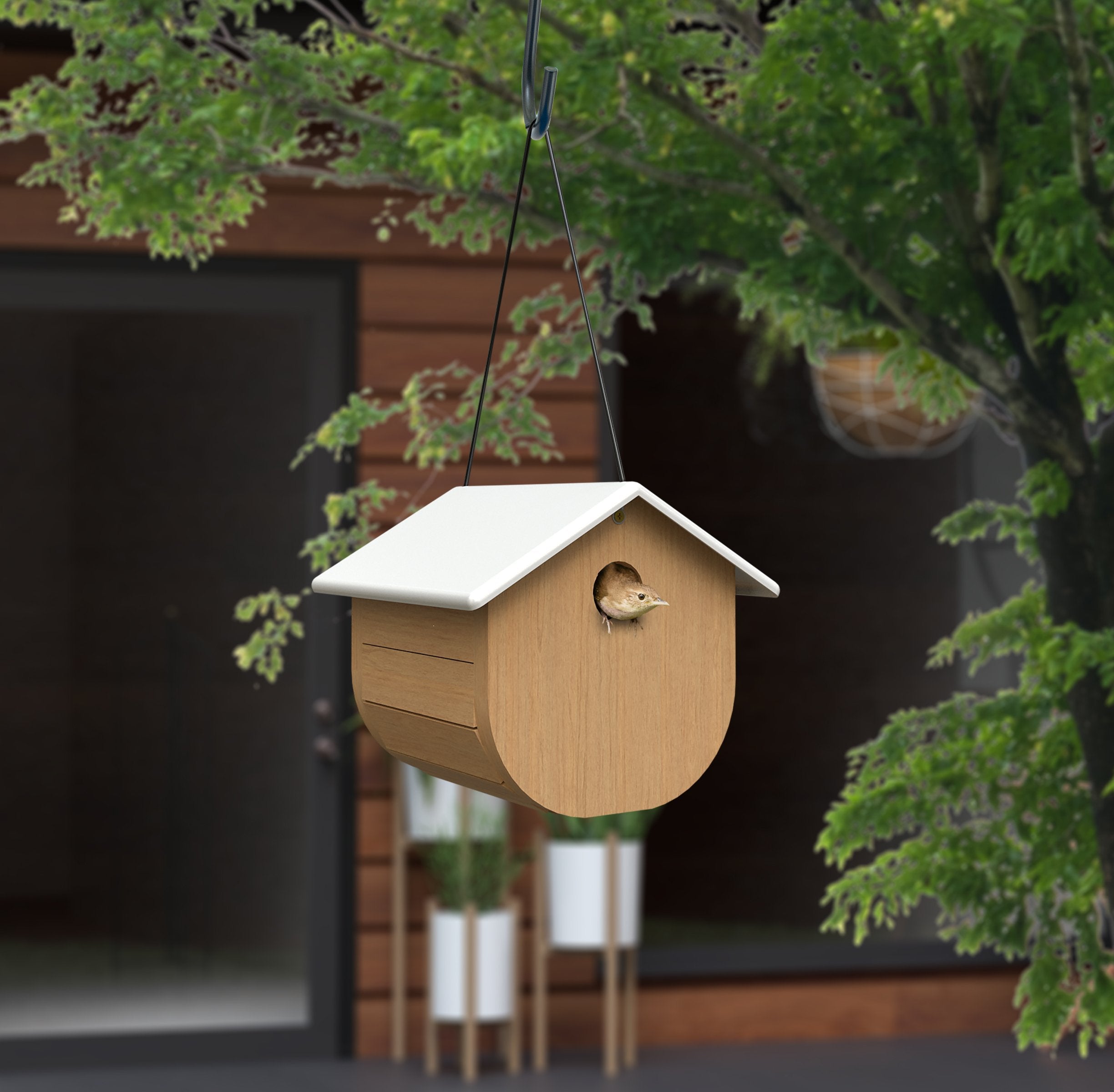 Woodlink Nordic Habitat Wren & Chickadee House — NurturePet Pet Supply