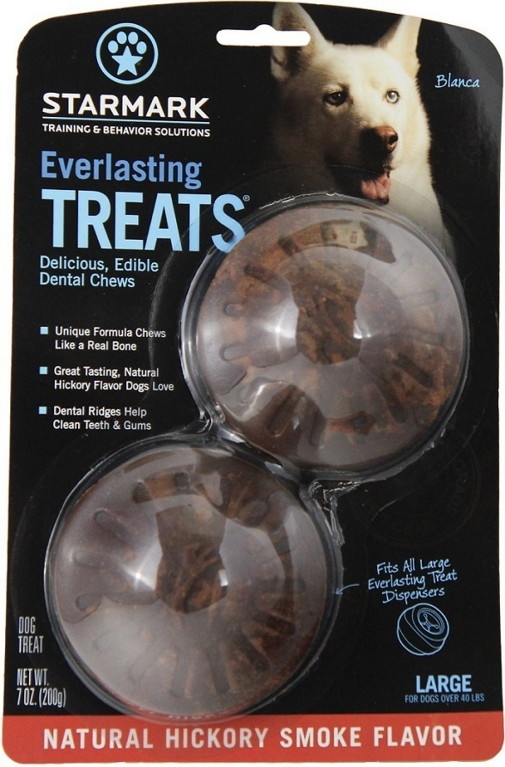 Starmark Everlasting Treats Natural Hickory Smoke Flavor Dog Dental Ch ...