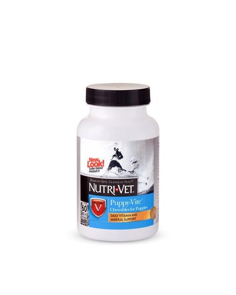 Nutri-Vet Puppy-Vite Chewable Tablets — NurturePet Pet Supply