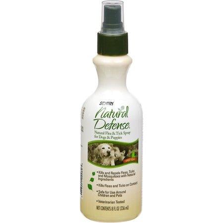 SENTRY NATURAL DEFENSE® Flea and Tick Spray for Dogs and Puppies ...
